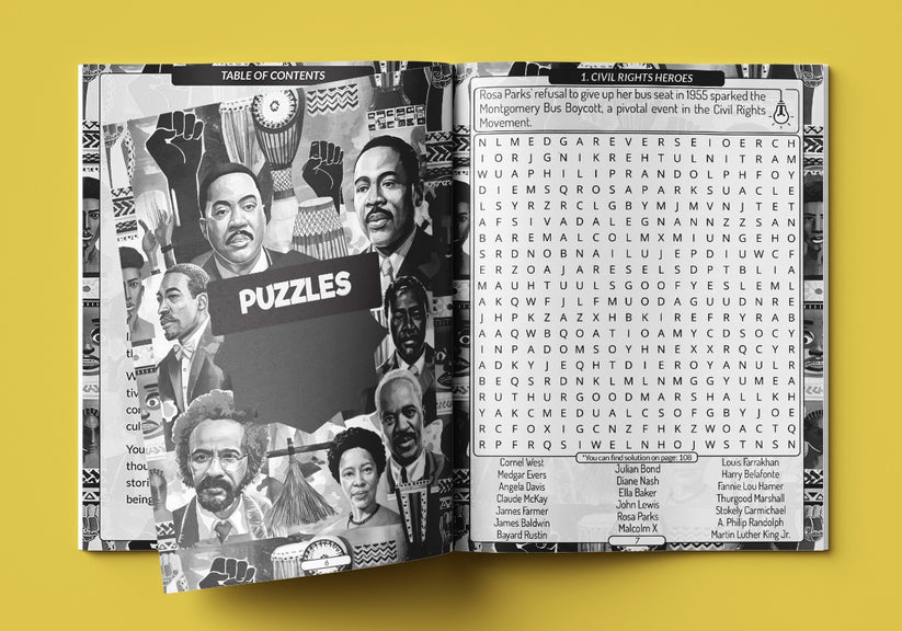 Black History Word Search Book - Large Print | Imani Oliver – Imani Oliver™