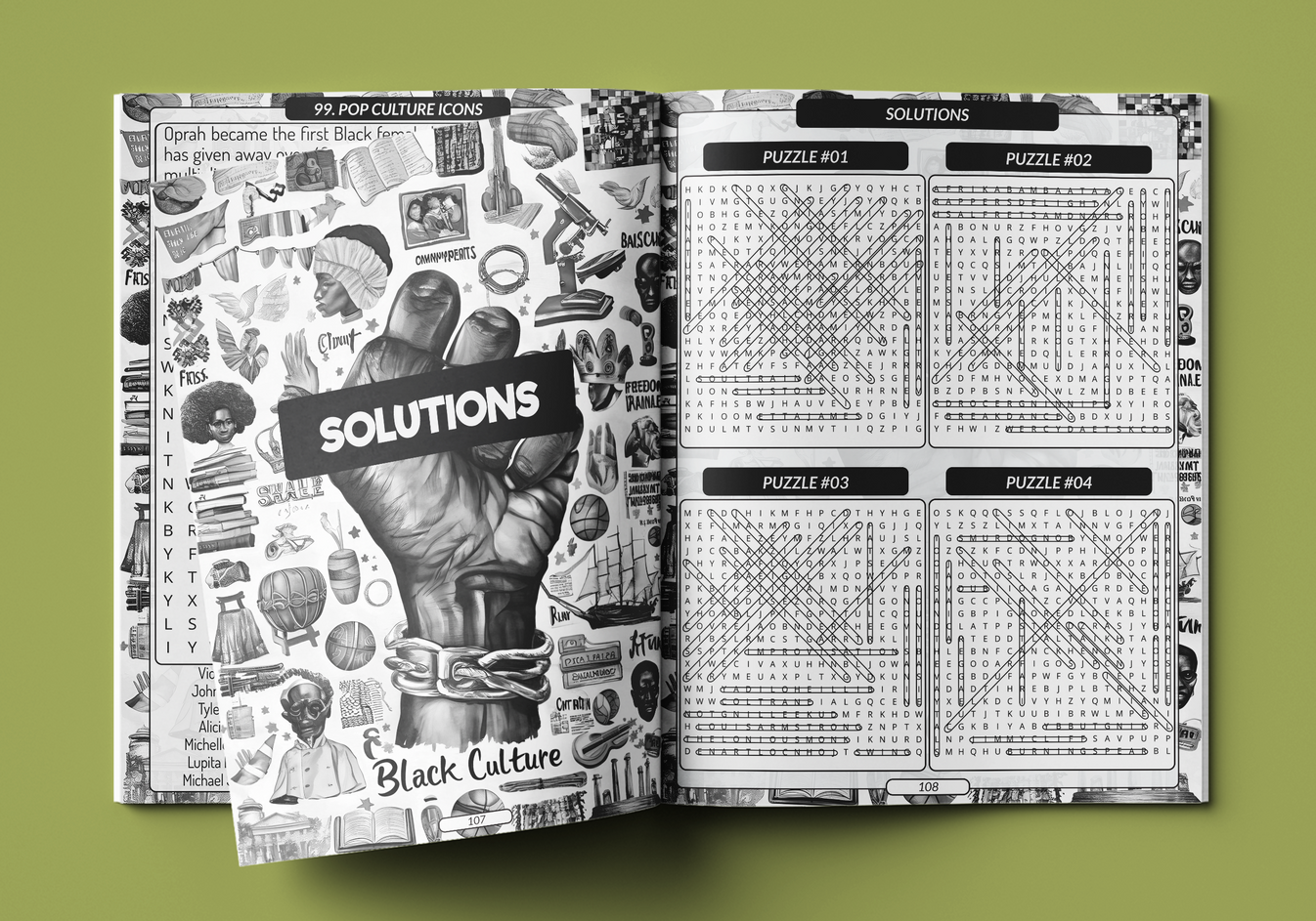Black Culture Word Search Book - Large Print | Imani Oliver – Imani Oliver™